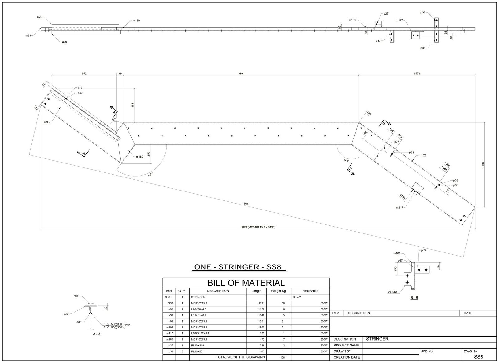 Fabrication Drawing – Construction Company